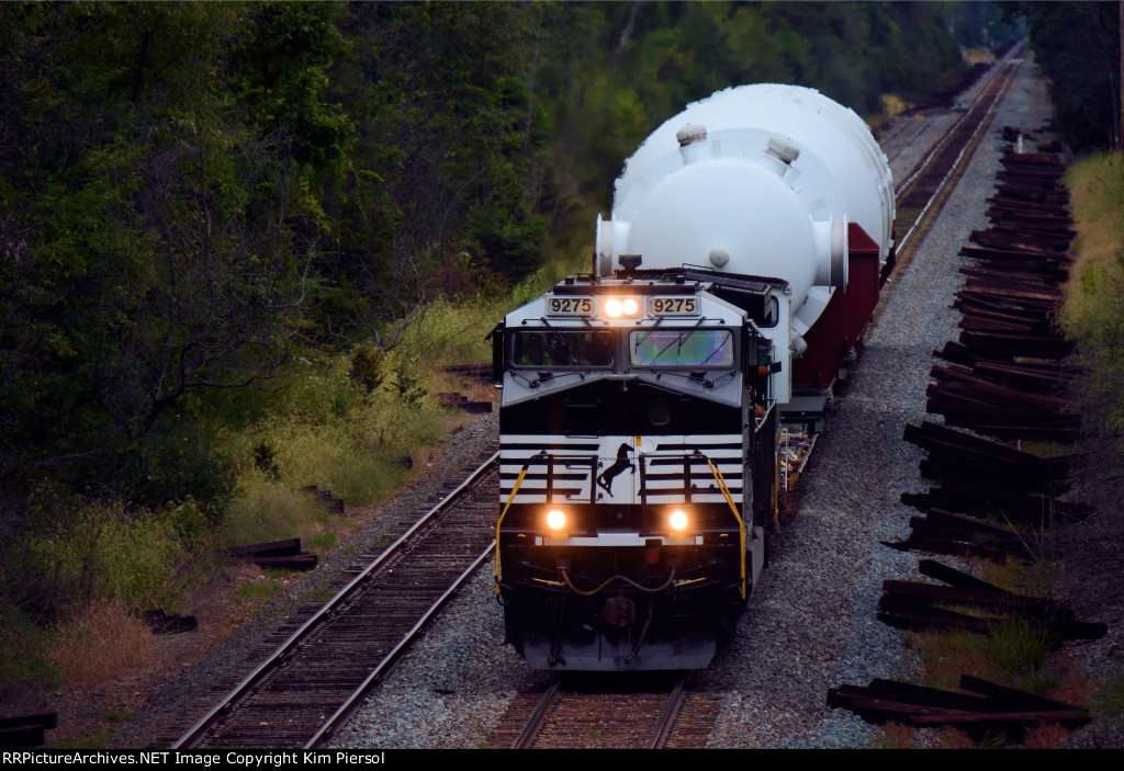 NS 9275 CSX Train X999 Air Products Heat Exchanger Move